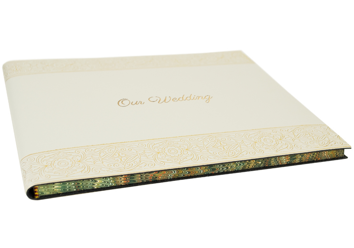 Angelus Extra Large Guest Book | Personalised Handmade Leather Gifts ...